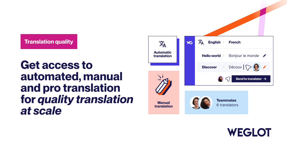 Set your translation quality with Weglot